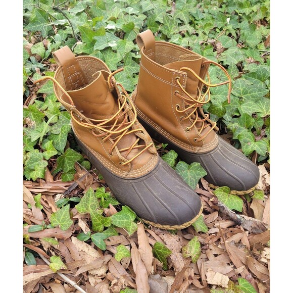 L.L. Bean | Shoes | Vintage Ll Bean Maine Hunting Shoes Duck Boots Men ...